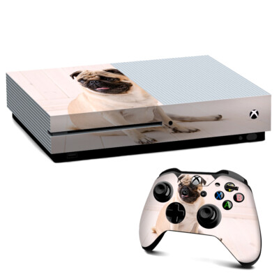 Xbox One S Console Skins Decal Wrap ONLY Pug Mug, cute pug | eBay