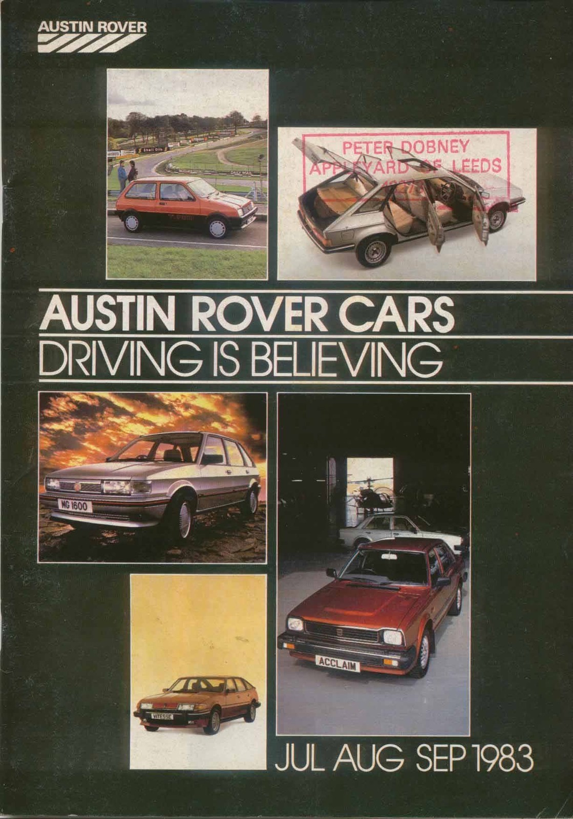 Austin Rover Cars 1983 Jul-Sep Brochure Mini Metro Maestro Ital Acclaim ...