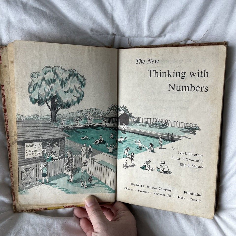 VTG 1956 Lot Of 3 Winston The New Exploring 5 Understanding 6 Thinking ...