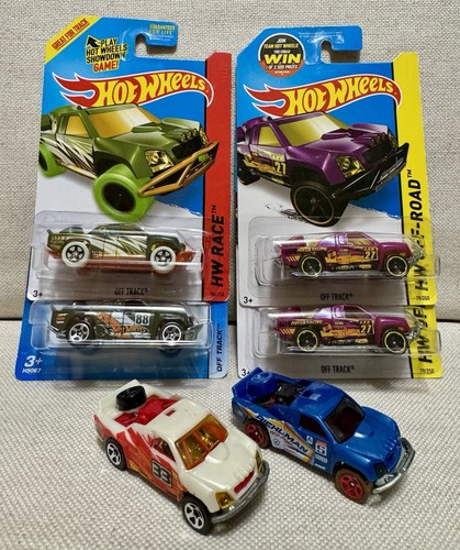 🔥Hot Wheels Off Track~Treasure Hunt~HW Race~Off-Road Warriors 5-Pack ...