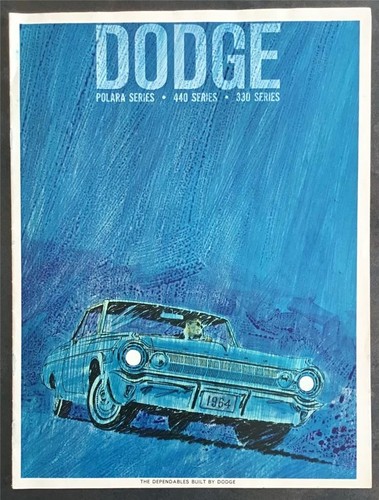 DODGE RANGE USA Car Sales Brochure 1964 #81-270-4082 8/63 POLARA 440 ...