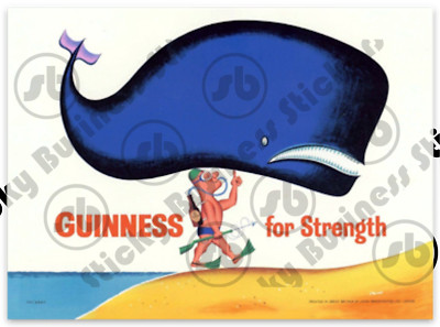 Glossy Guinness For Strength Logo 4 inch Vinyl Sticker Ireland beer ...