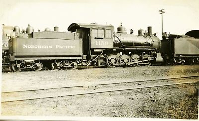 7G211 RP 1930s/40s? NORTHERN PACIFIC RAILROAD ENGINE #1158 MENDENHALL ...