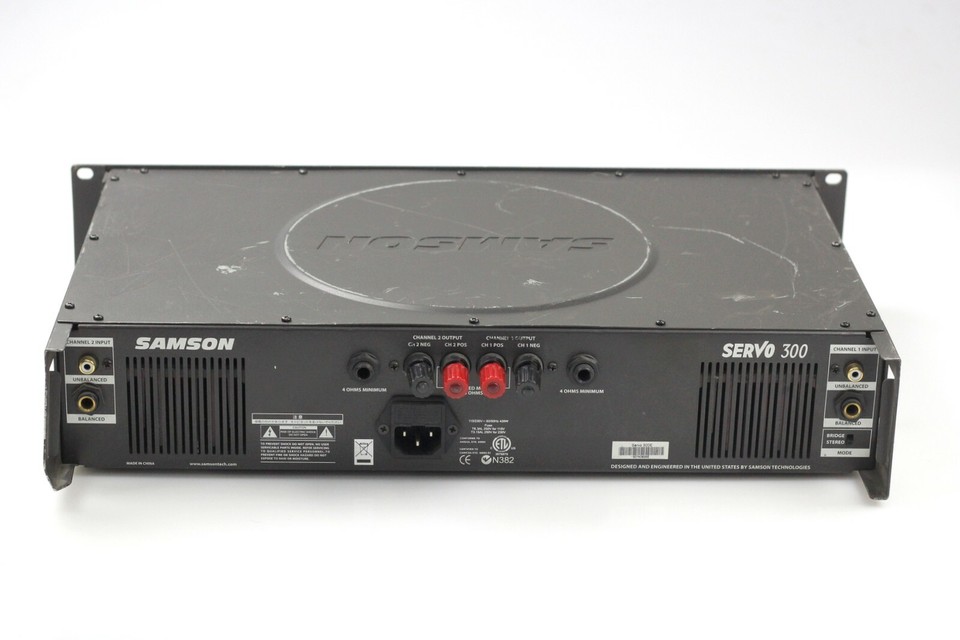 Samson SERVO 600 Stereo Power Amplifier 300W Per Channel | eBay
