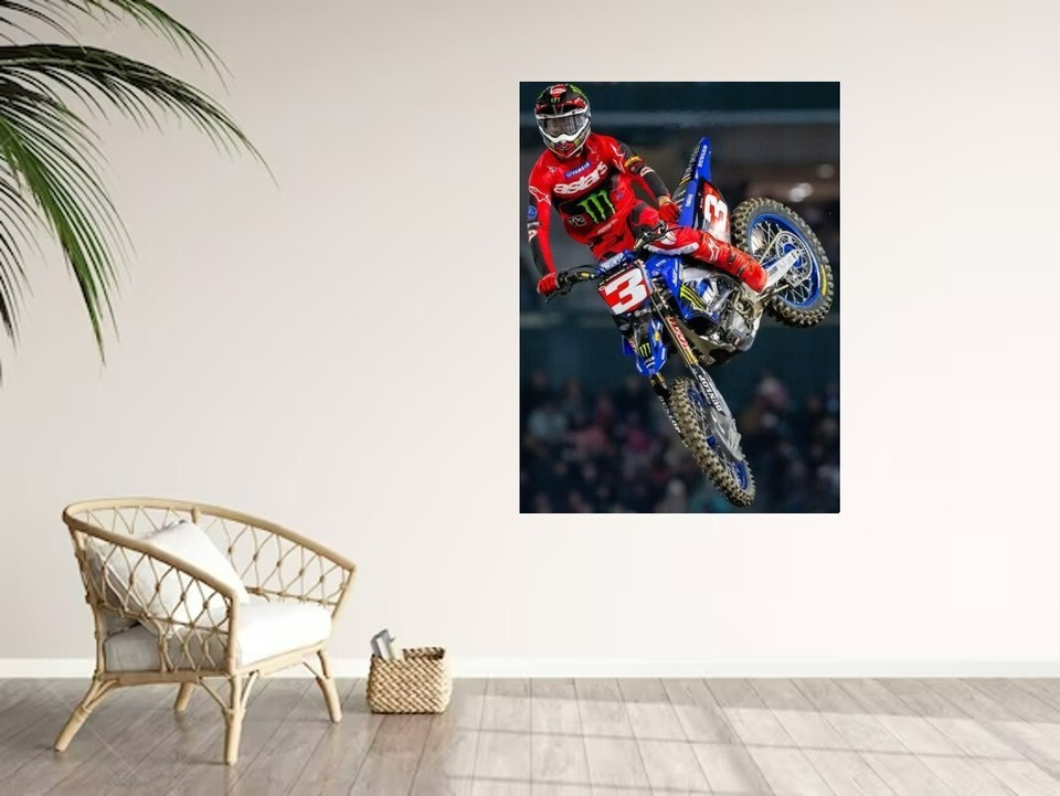ELI TOMAC Supercross Wall Vinyl Decal Graphic Removable Adhesive ...