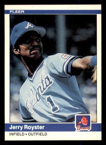 1984 Fleer #191 Jerry Royster Atlanta Braves | eBay