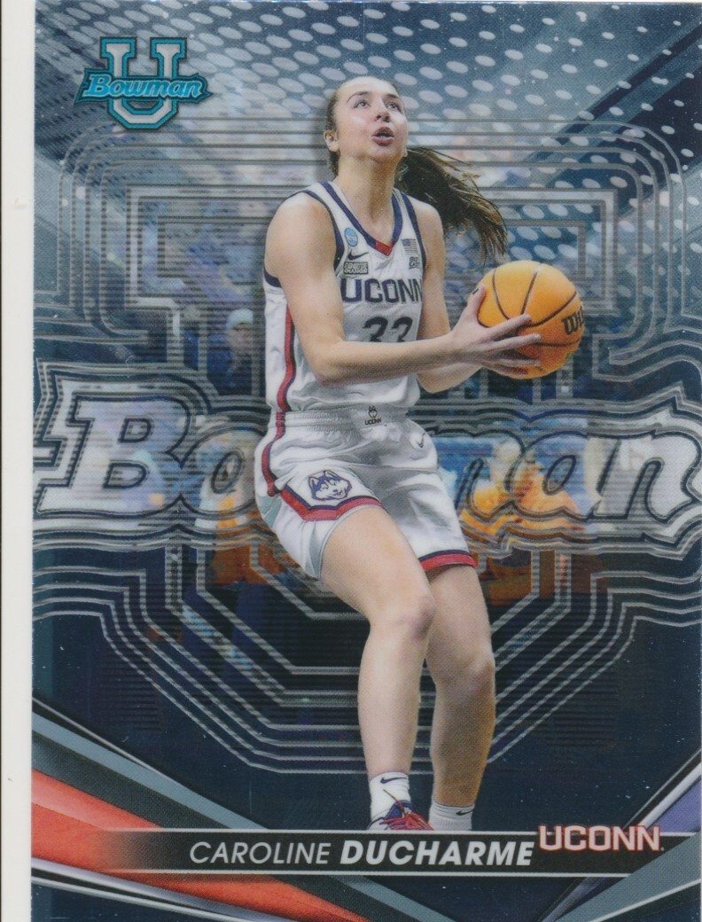 #56 CAROLINE DUCHARME 2022-23 Bowman University Best RC UCONN | eBay