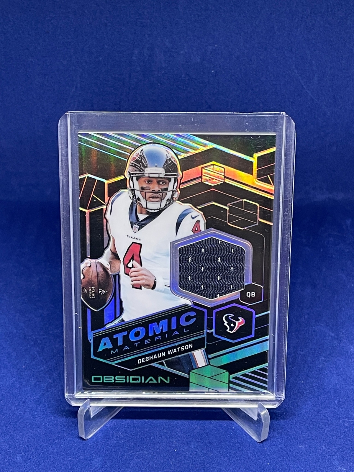 DESHAUN WATSON 2018 PANINI OBSIDIAN ATOMIC MATERIAL JERSEY #D 49/100 | eBay