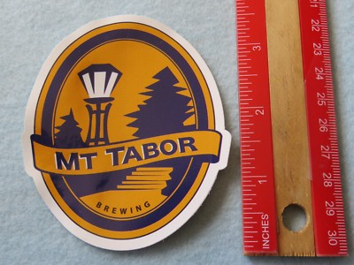 Beer STICKER ~ MT TABOR Brewing Co & Pub ~ Vancouver, WASHINGTON ...