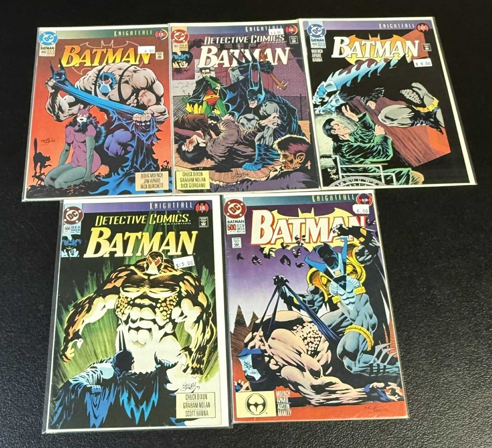 Batman Knightfall #1-19 DC Comics Full Complete Set Lot 497 492 659 ...