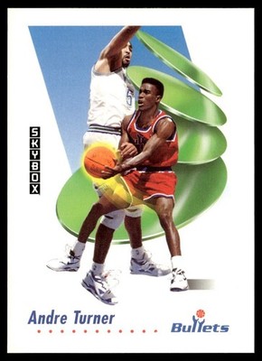 1991-92 SkyBox Andre Turner Washington Bullets #652 | eBay