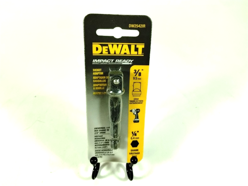 DeWalt DW2542IR Impact Ready Socket Adapter 1/4" Shank , 3/8" Drive | eBay