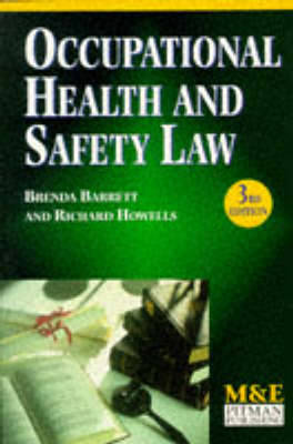 Occupational Health and Safety Law by Richard Howells, Brenda Barrett ...