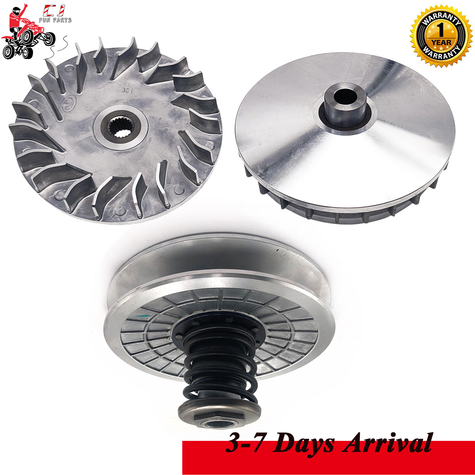 NEW Primary Secondary CVT Clutch For HiSUN 500 700UTV ATV Coleman ...