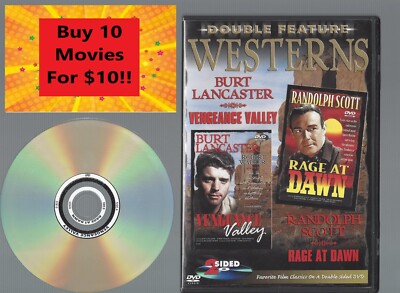 Vengeance Valley Rage at Dawn Double Feature (DVD) Disc & Cover Art ...