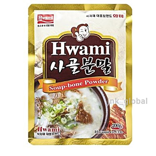 Hwami Beef Bone Powder 200g / 0.44lb for Korean style food (사골가루 ...