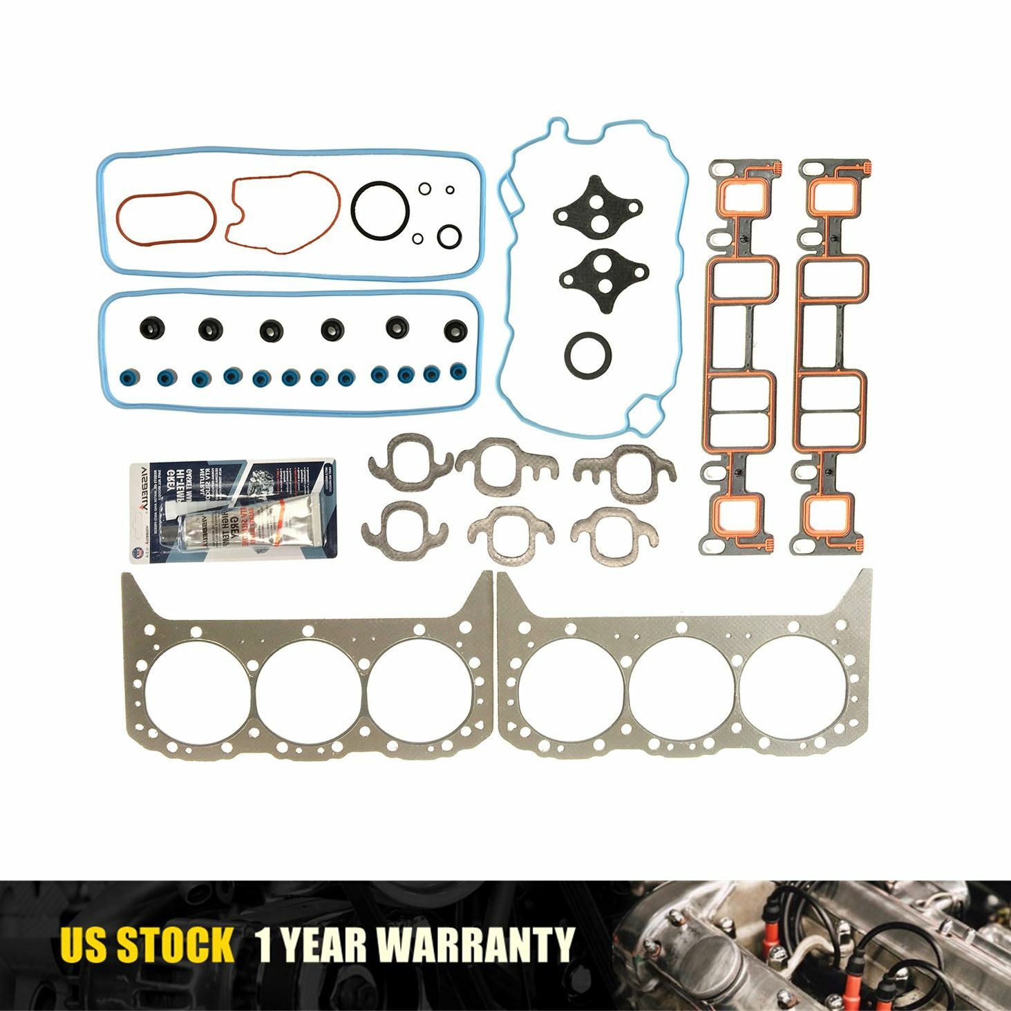 New Head Gasket Kit Set For 96-06 Chevrolet GMC V6 4.3L Vortec OHV | eBay