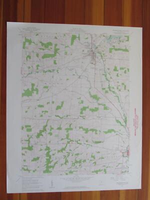 Fredericktown Ohio 1962 Original Vintage USGS Topo Map | eBay