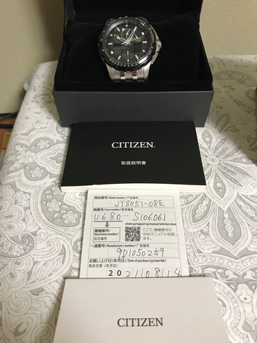 Citizen Eco-Drive JY8051-08E Skyhawk Digi-Ana St. Acier Quartz Homme ...