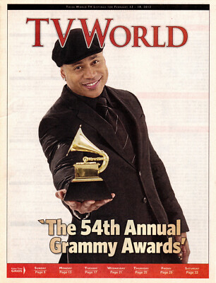 TV WORLD Magazine Feb. 12 2012 LL Cool J 54th Grammy Awards Dominic ...