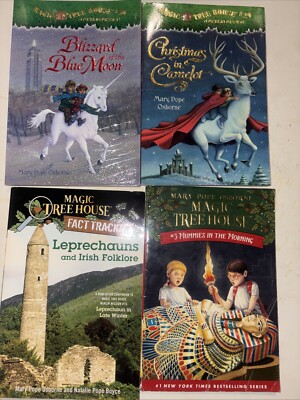 4 Magic Tree House PB Books Merlin Missions/Fact Tracker | eBay