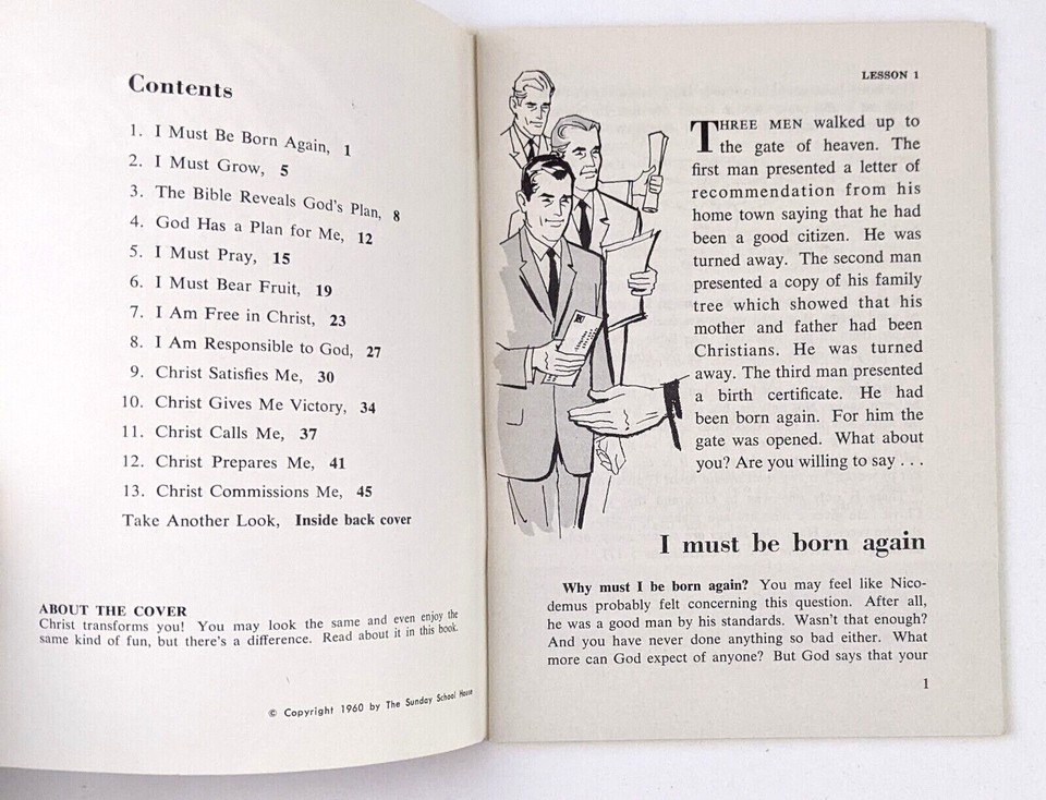 1960 Christ Transforms Me Gospel Light Publications VTG Bible Study ...