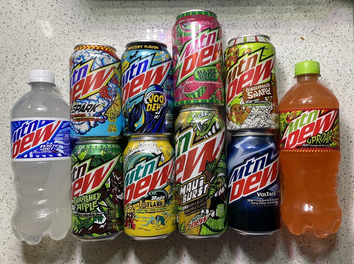 Mountain Dew Flavors