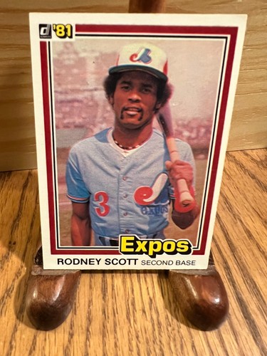 1981 Donruss Rodney Scott Montreal Expos Card #209 | eBay