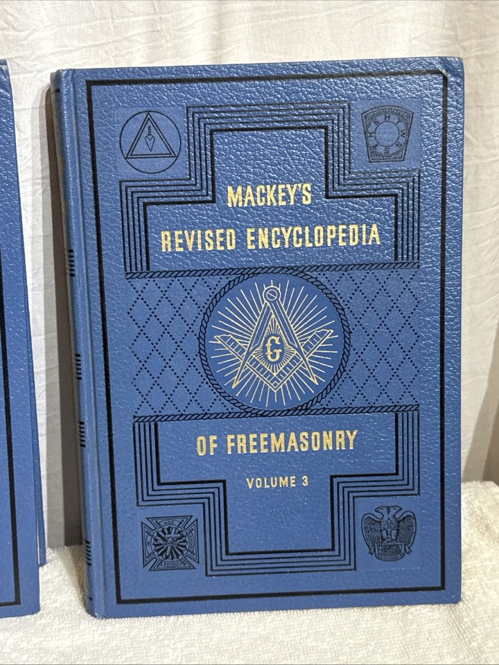 1946 Mackey's Revised Encyclopedia Of Freemasonry 3-Volume Set Second ...