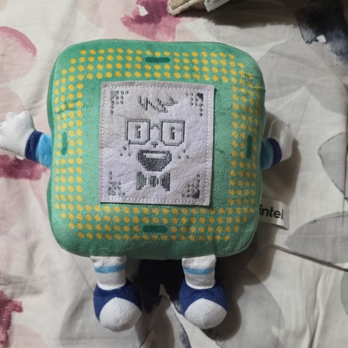 Intel Chippy computer chip plush plushy mascot promo merch sealed NWOT ...