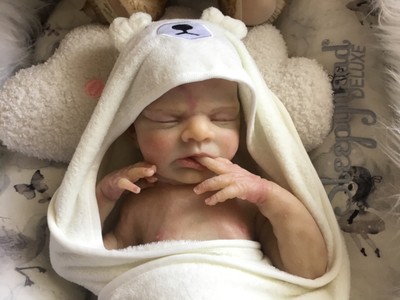 Boo Boo Full Body Silicone Baby Boy Reborn Doll & Lovely Layette ...