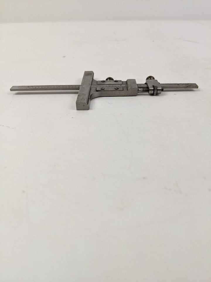 Vintage L. S. Starrett No. 448 Vernier Depth Gage Machinist Tool USA | eBay