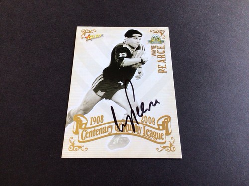 Wayne Pearce Centenary 2008 Signed Balmain Tigers Nrl Trading Card Aus ...
