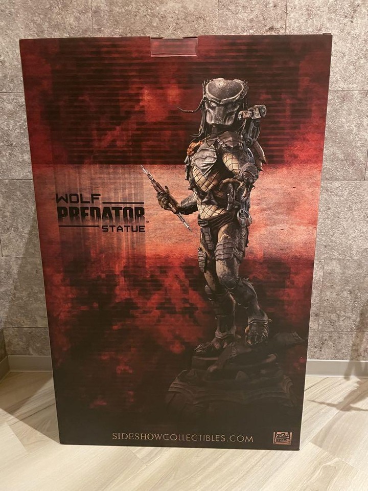 Predator Wolf Predator Sideshow Statue Rare item World Limited 1000 ...