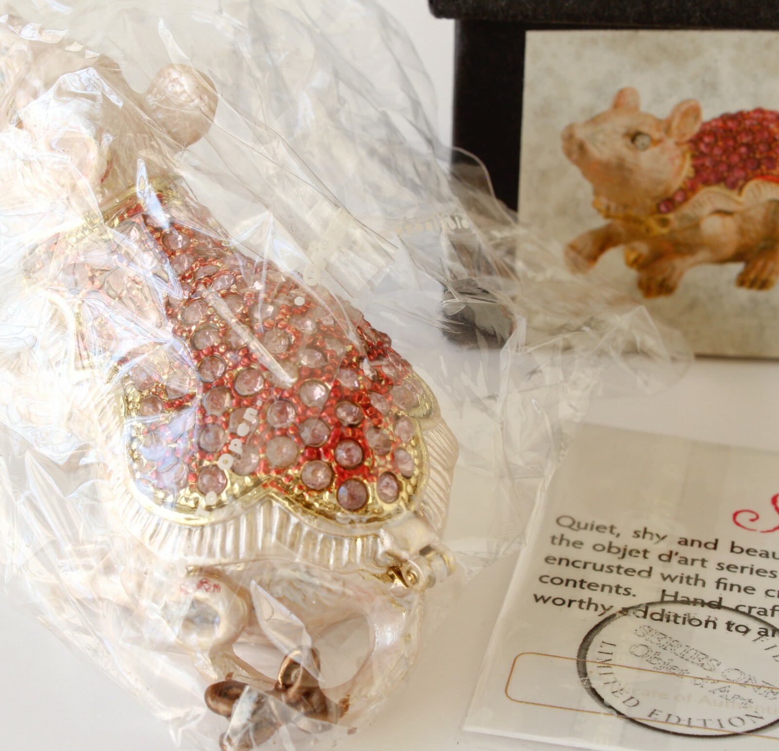 Bejeweled Mouse Trinket Box Samantha Release No 6 | eBay