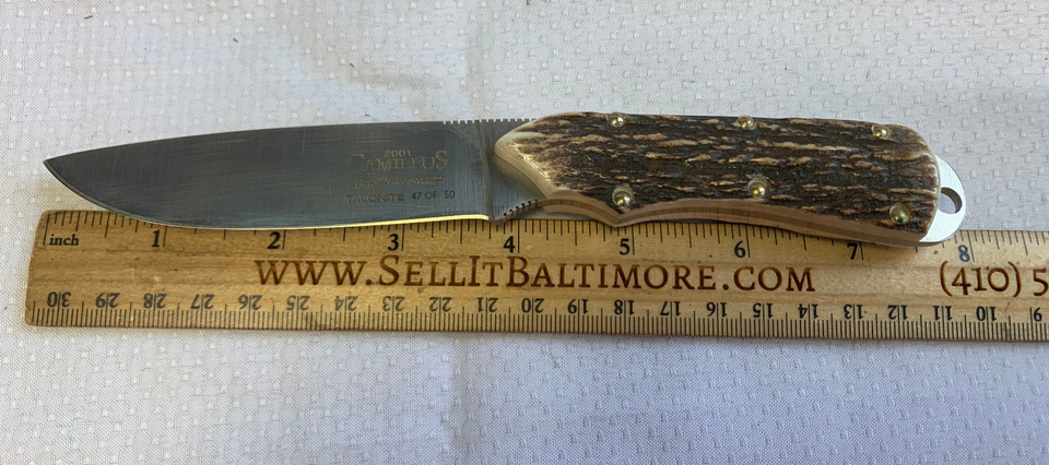 2001 Camillus Cuda Knife Custom Shop Talonite Rob Simonich w/ Sheath | eBay