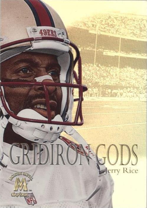 1999 Skybox Molten Metal - Gridiron Gods Jerry Rice #9GG for sale ...