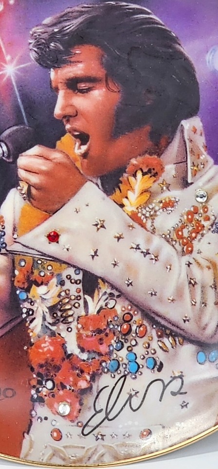 Remembering Elvis Limited Edition Bradford Exchange Collector Art Plate ...