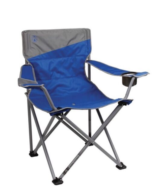 Coleman Big-N-Tall Camping Chair - Blue for sale online | eBay