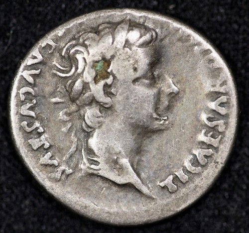 Tiberus AD 14-37 Denarius Silver Tribute Penny Roman Empire Ancient ...