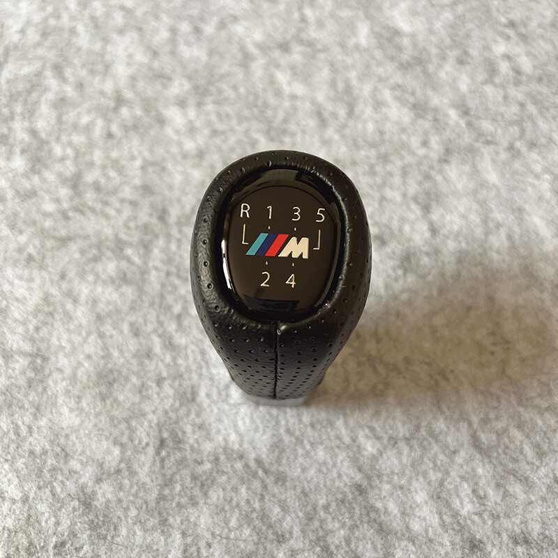 Weighted Black Leather Gear Shift Knob for BMW 5 Speed E30 E36 E46 E34 ...