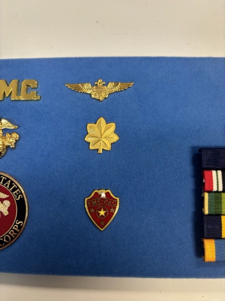 Solid Wood Frame With USMC Aviation Officer Lot Of 10 | eBay