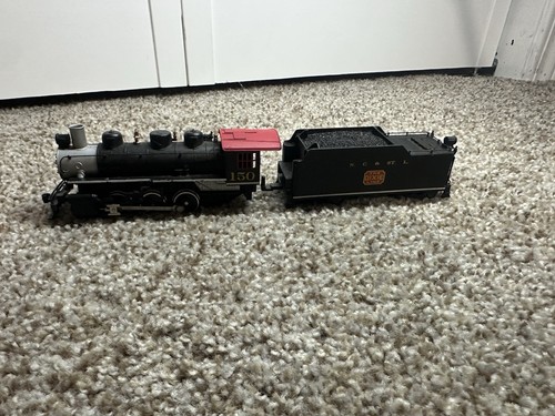 ho Bachmann Dixie Line#150 0-6-0 Steam Loco-w/Light & Tender-Refurb-DC ...