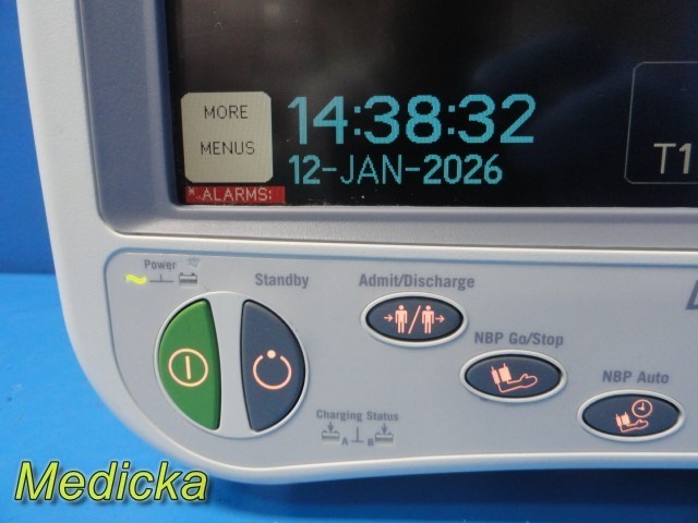 2013 GE Dash 5000 Patient Monitor | NBP IBP SPO2 EKG T | NEW Leads ...