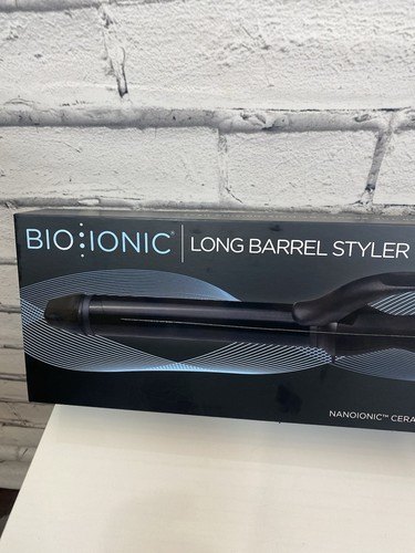 Bio Ionic 1.25 Inch Long Barrel Style Ceramic Curling Iron Open Box-New ...