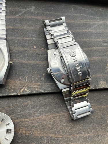 rado silver sabre watch, two extra cases and spare parts | eBay