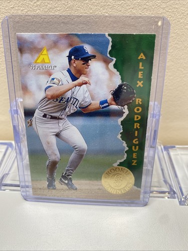 1995 Pinnacle Alex Rodriguez Rookie RC Card #132 Mariners New York ...