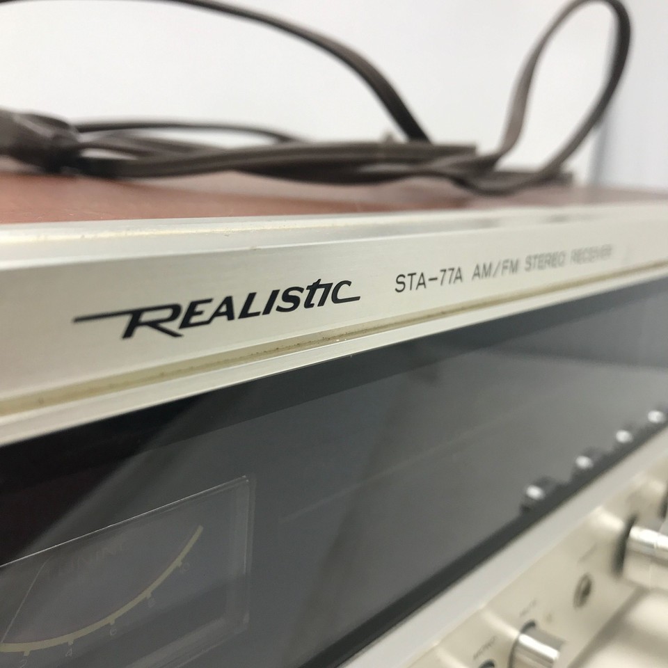Vintage Realistic STA-77A Walnut Veneer AM/FM Stereo Receiver - SEE ...