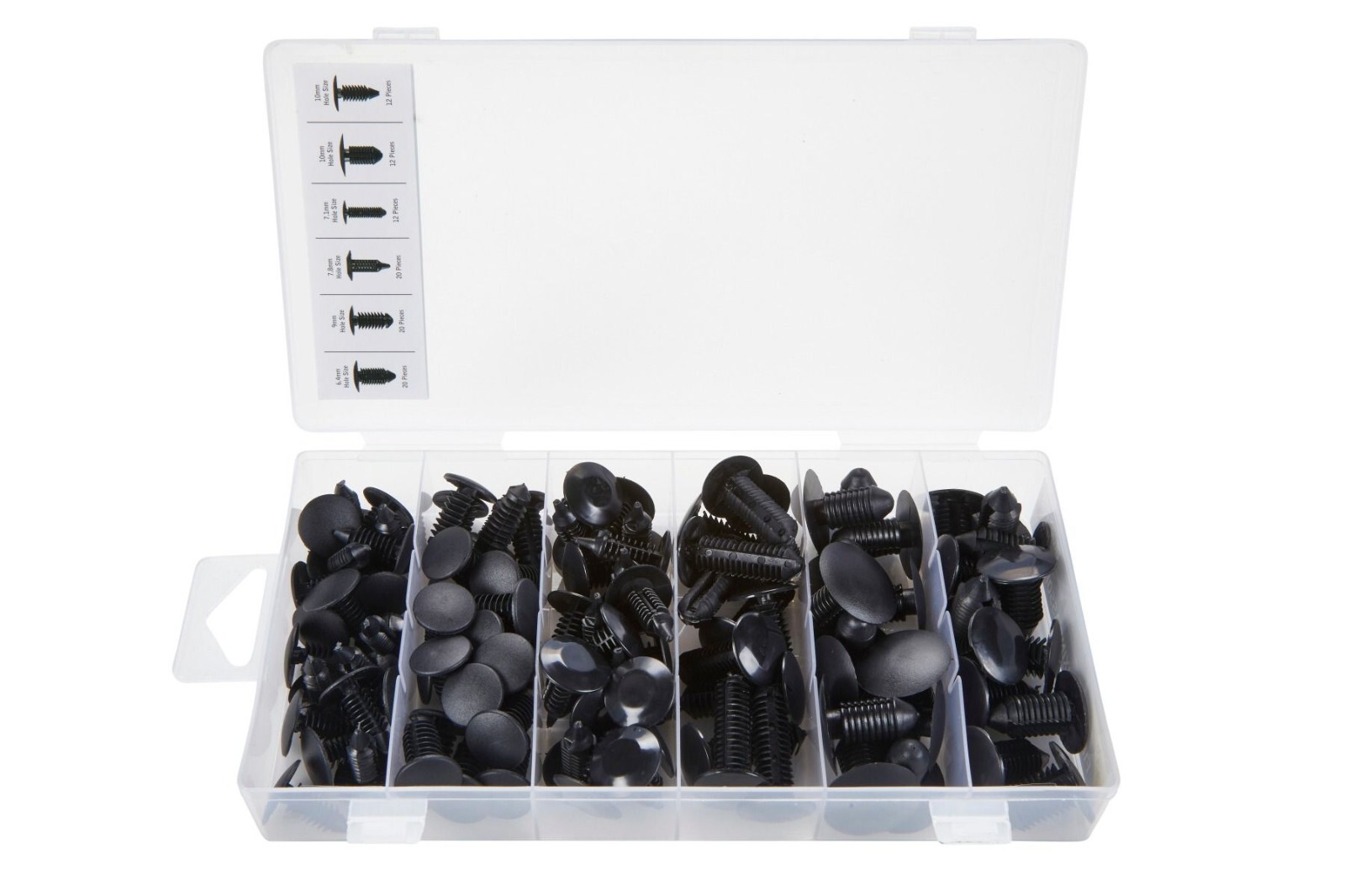 96PC FIR TREE FIXING SET Car Trim Bumper Panel Fasteners Interior Clips ...