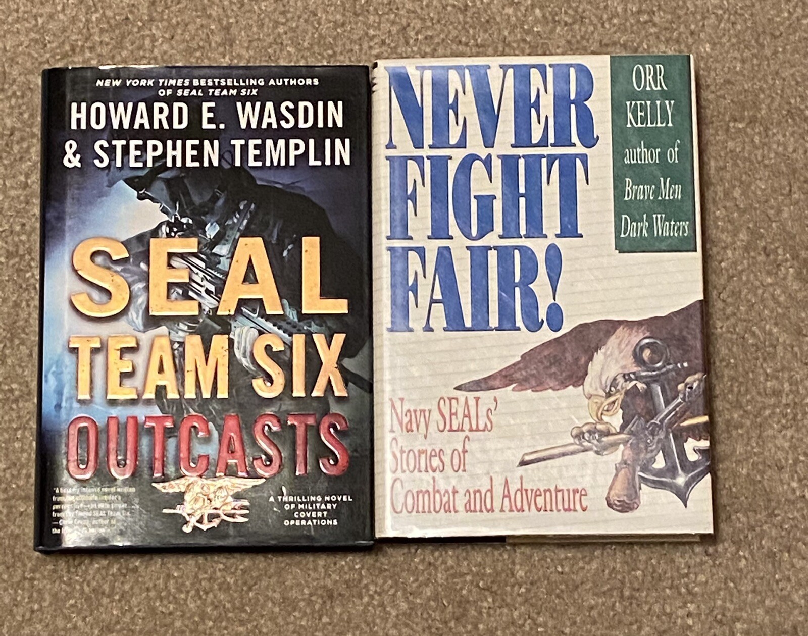 Lot Of 2 Navy Seal Books, Seal Team 6 Outcast, Never Fight Fair. | eBay